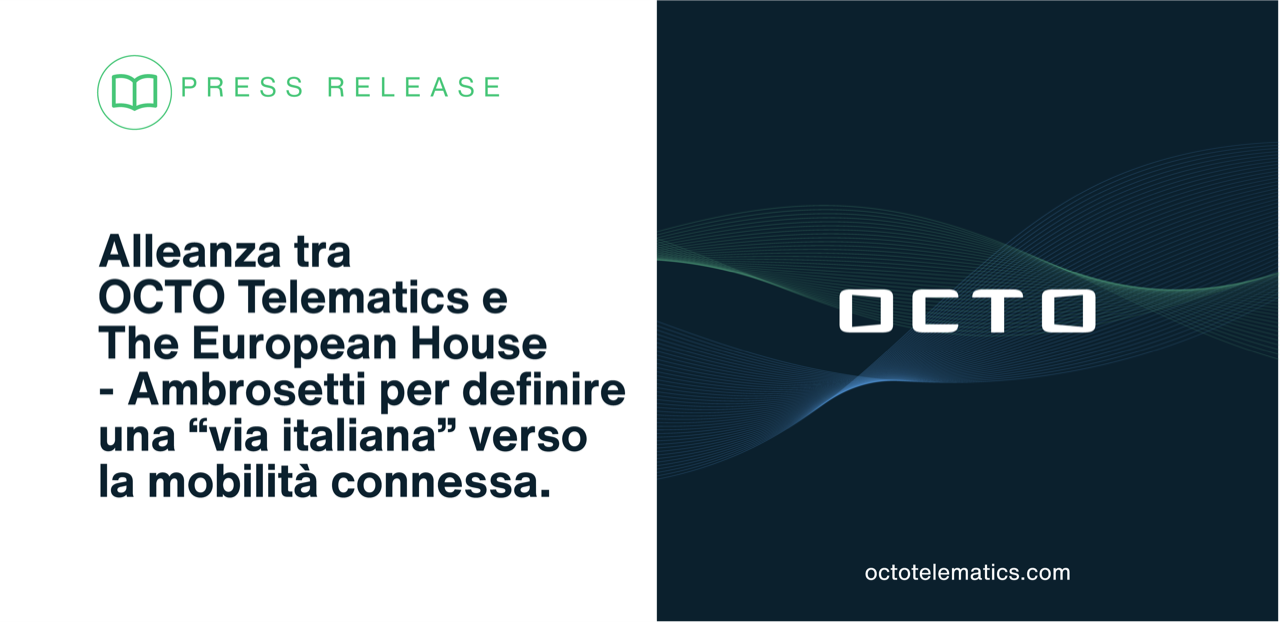 An alliance between OCTO Telematics and The European House – Ambrosetti ...