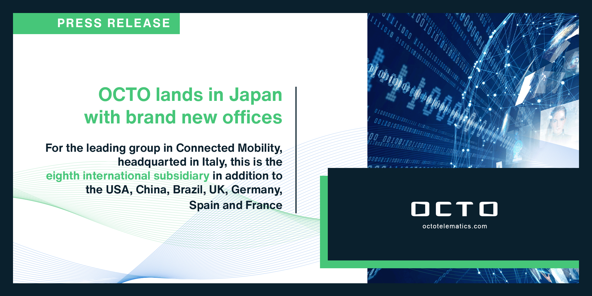 OCTO lands in Japan with brand new offices - Octo Telematics